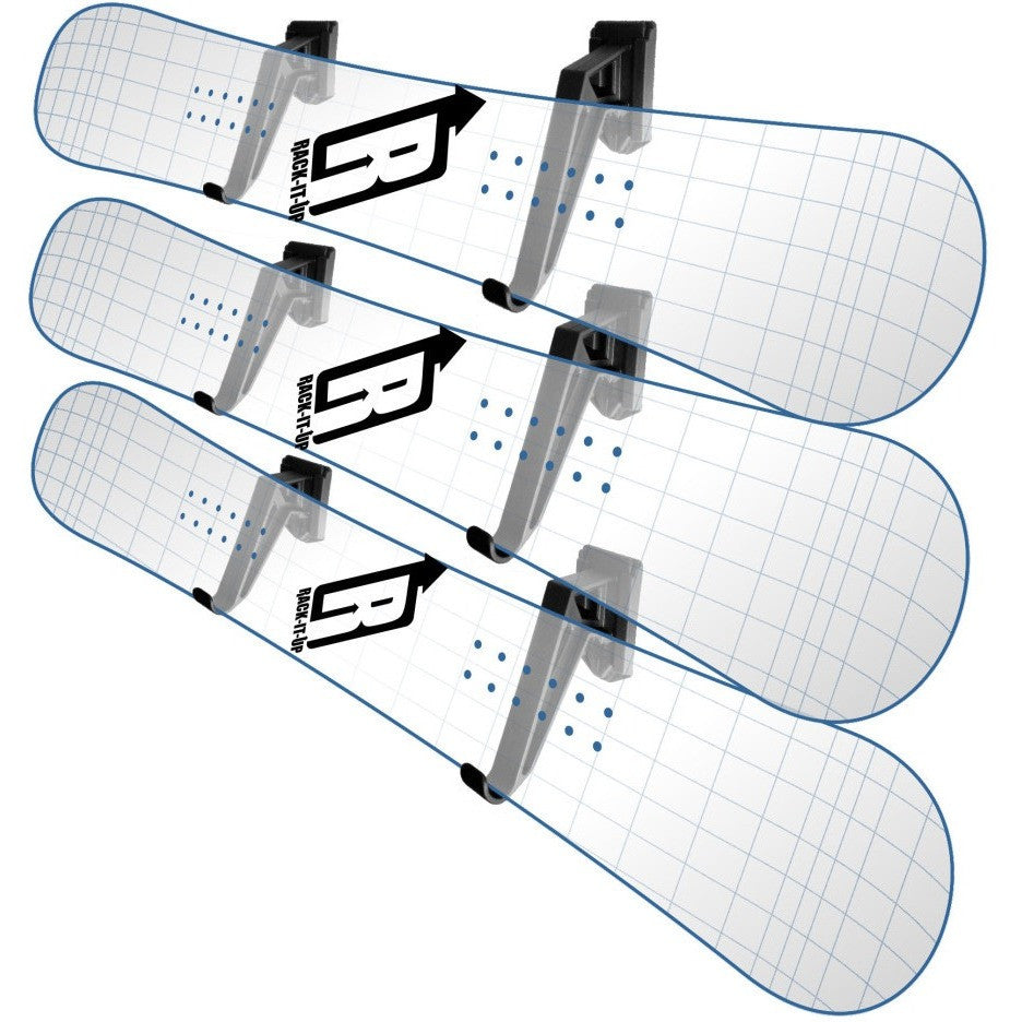 Snowboard Deck Display Rack - Stylish and Secure - Australian Made ...